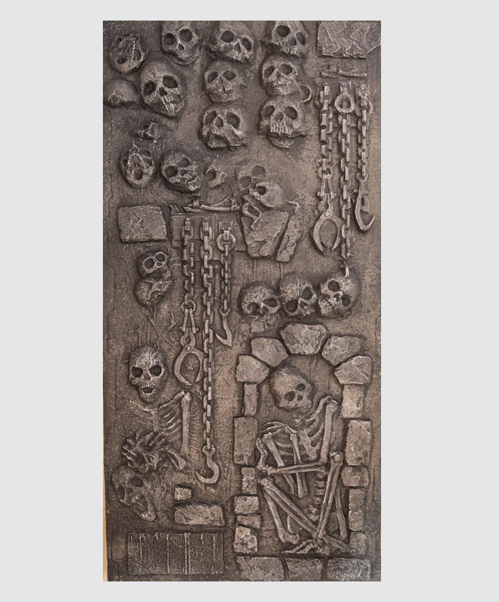 Skull & Chains | NetherCraft Panels - Vacuform Scenic Wall Panels