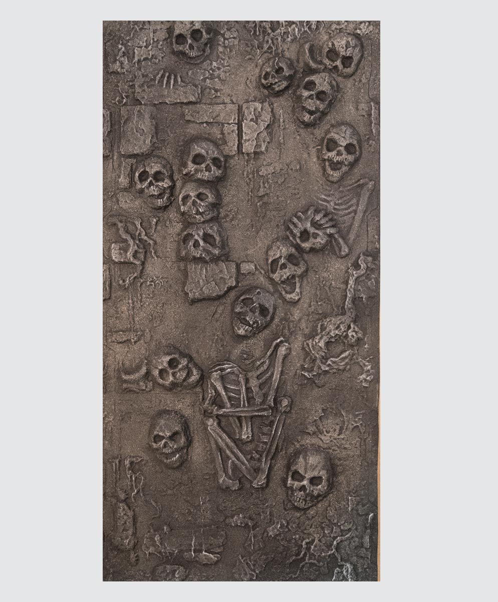 Stacked Skulls | NetherCraft Panels - Vacuform Scenic Wall Panels