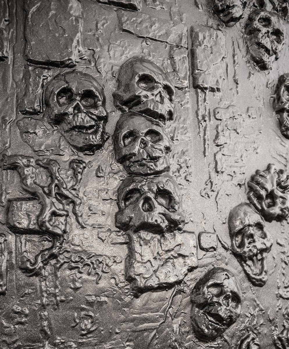 Stacked Skulls | NetherCraft Panels - Vacuform Scenic Wall Panels
