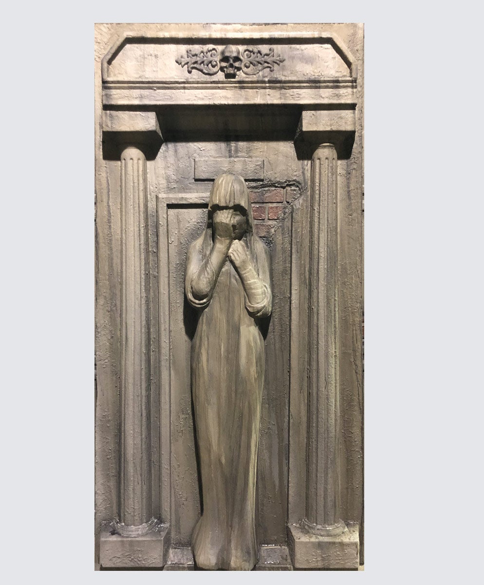 Crypt Statue | NCV Creative - Vacuform Scenic Wall Panels