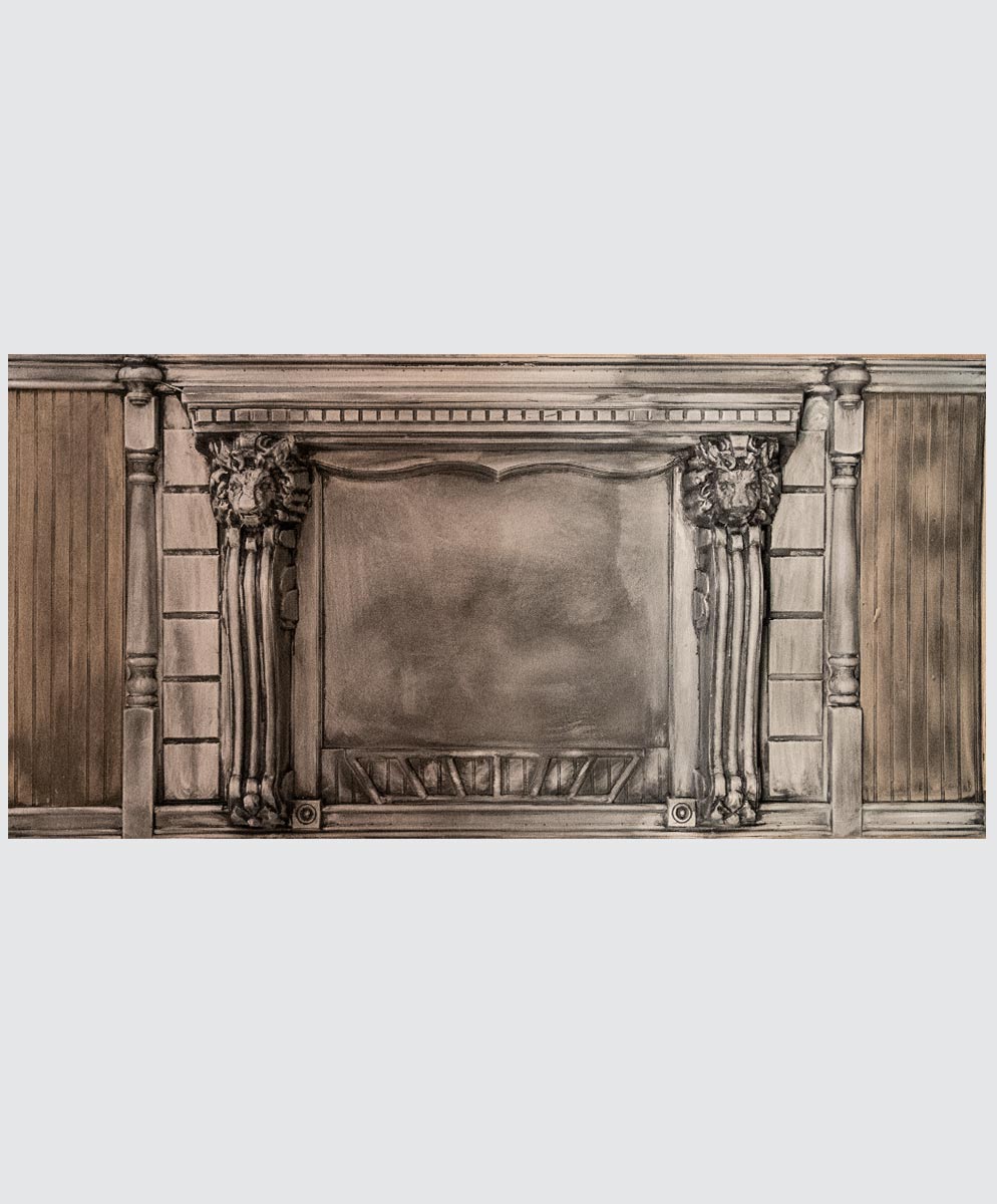 Victorian Fireplace | NCV Creative - Vacuform Scenic Wall Panels