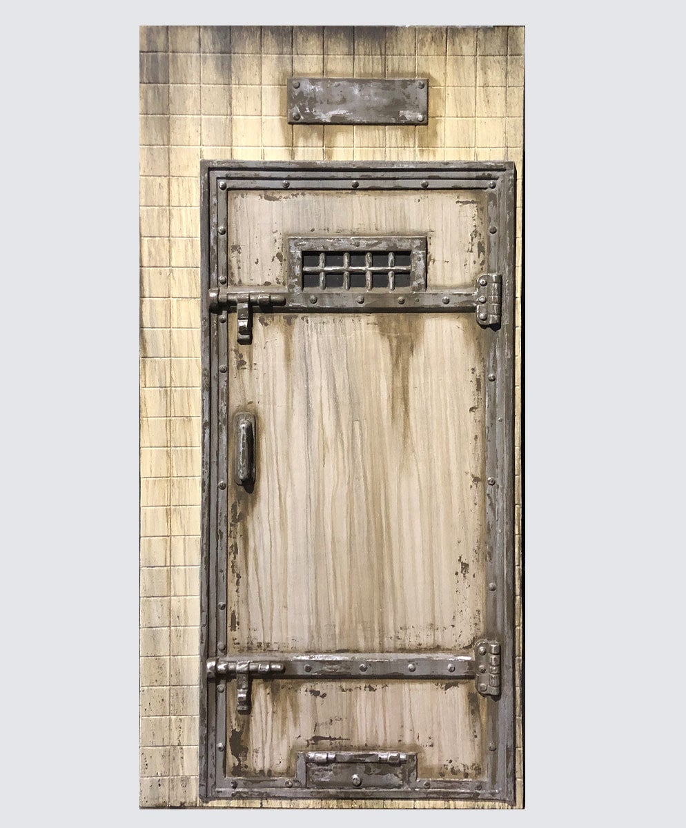 Asylum Door | NCV Creative - Vacuform Scenic Wall Panels